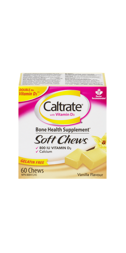 Buy Caltrate with Vitamin D3 Soft Chews Vanilla at Well.ca | Free ...