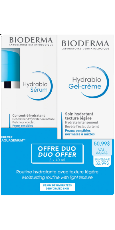 Buy Bioderma Duo Hydrabio Serum & Gel-Cream at Well.ca | Free Shipping ...