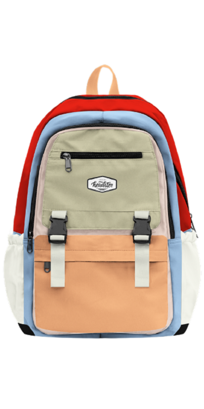Buy Headster Kids Colorblock Pale Beige School Bag at Well.ca | Free ...