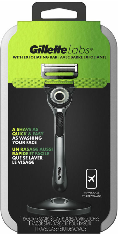 Buy Gillette Labs Exfoliating Razor with Travel Case & 3 Cartridges at ...