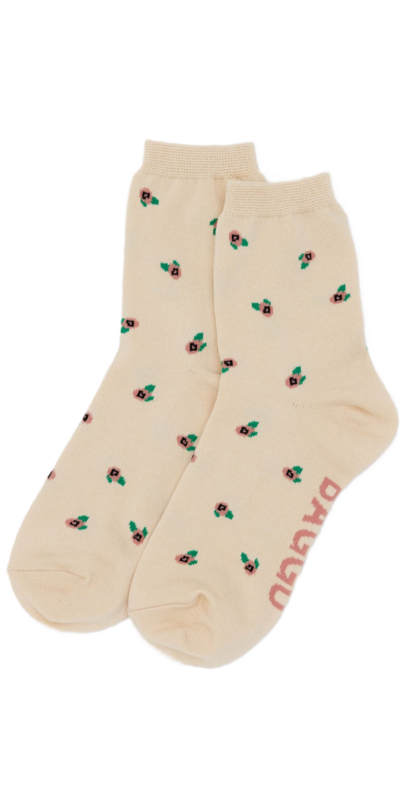 Achetez baggu Crew Sock Cream Rosette à Well.ca | Livraison gratuite 35 ...