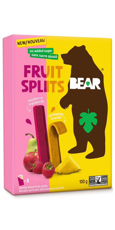 Buy BEAR Fruit Splits Raspberry Pineapple at Well.ca | Free Shipping ...