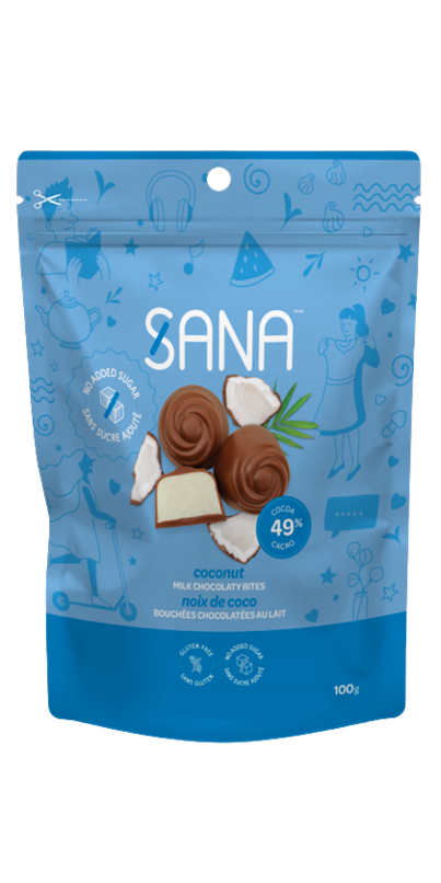 Buy SANA Milk Chocolaty Bites Coconut at Well.ca | Free Shipping $35 ...