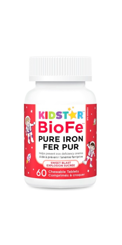 Buy Kidstar Nutrients BioFe Pure Iron Chewable Tablets Sweet Blast at ...