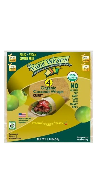 Buy The Pure Wraps Organic Coconut Curry at Well.ca | Free Shipping $35 ...