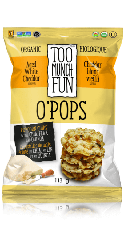 Buy Too Munch Fun Aged White Cheddar O'POPS Free Gift at Well.ca | Free ...