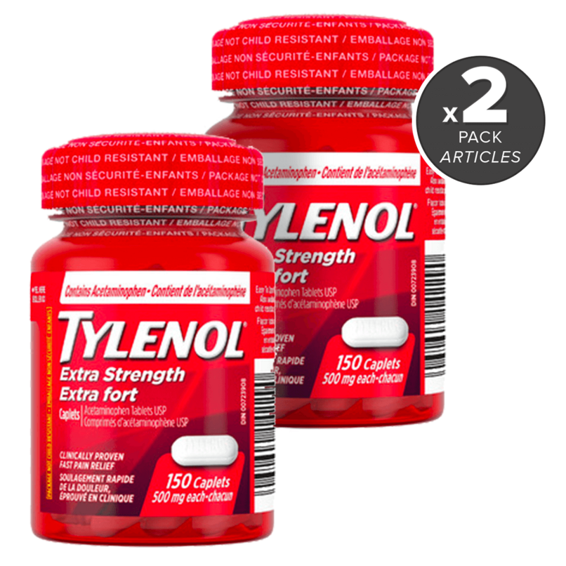 Buy Tylenol Extra Strength Caplets Bundle at Well.ca | Free Shipping ...