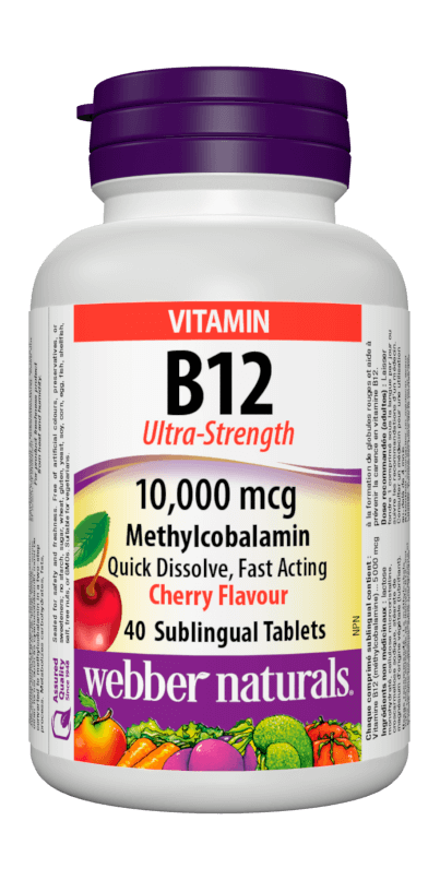 Buy Webber Naturals Vitamin B12 Ultra Strength 10 000mcg Cherry At Well
