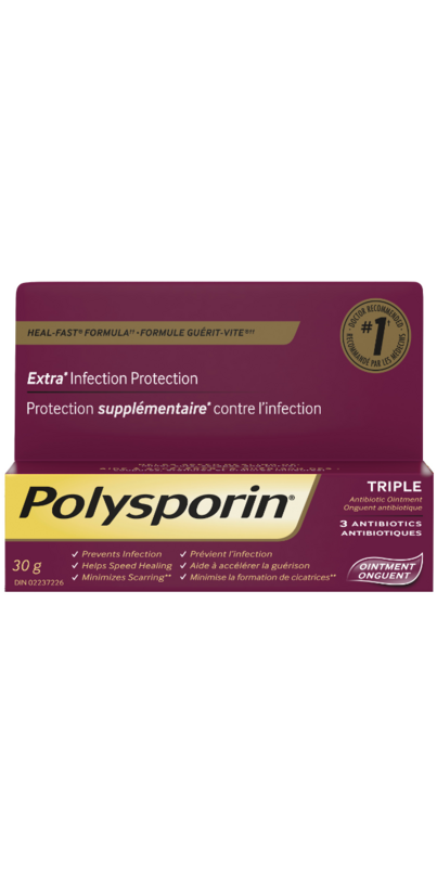 Buy Polysporin Triple Antibiotic Ointment Heal-Fast Formula at Well.ca ...