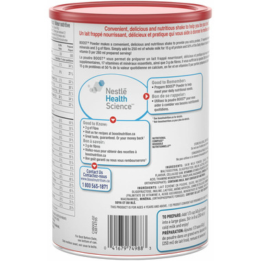 Buy Boost Powder Vanilla Drink Mix at Well.ca | Free Shipping $35+ in ...
