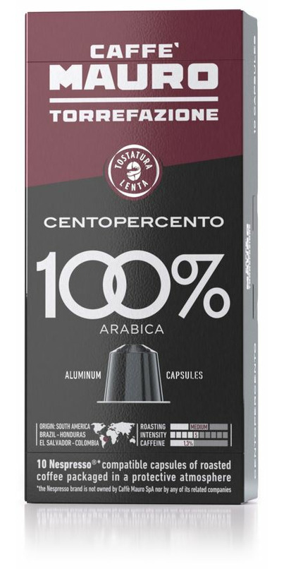 Buy Caffe Mauro Centopercento Nespresso Aluminum Capsules at Well.ca ...
