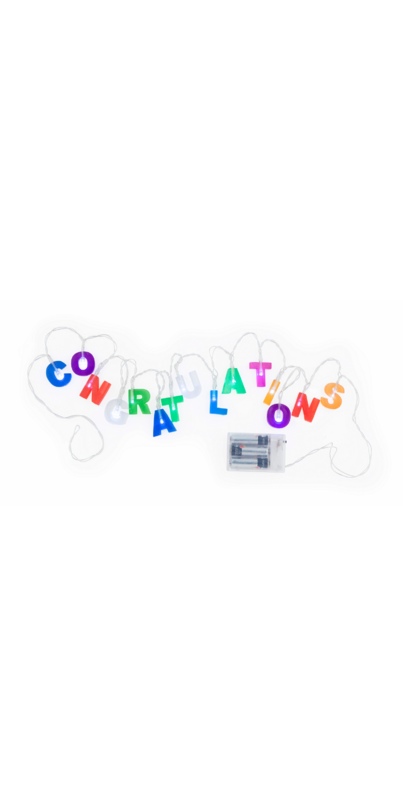 Buy Kikkerland Congratulations String Lights at Well.ca | Free Shipping ...