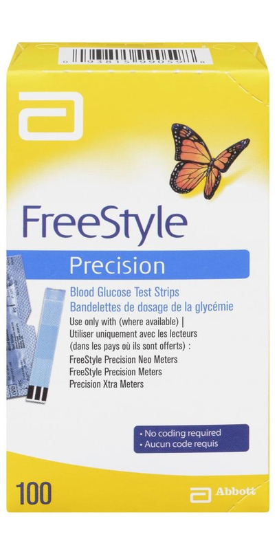 Buy FreeStyle Precision Blood Glucose Test Strips at Well.ca | Free ...
