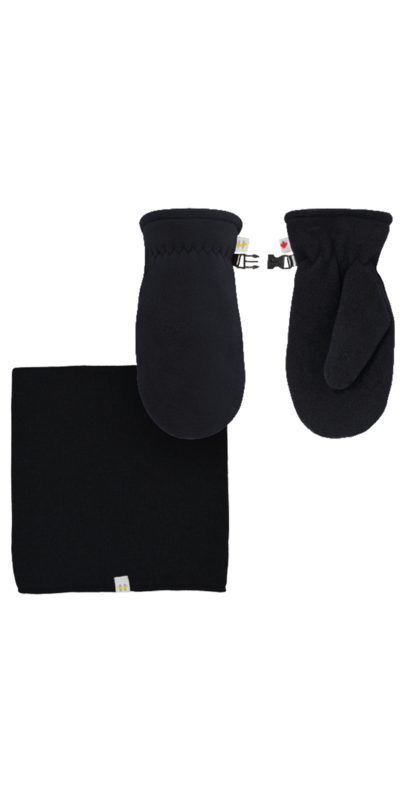 Buy Hot Paws Neck Warmer and Mittens Black Bundle at Well.ca | Free ...