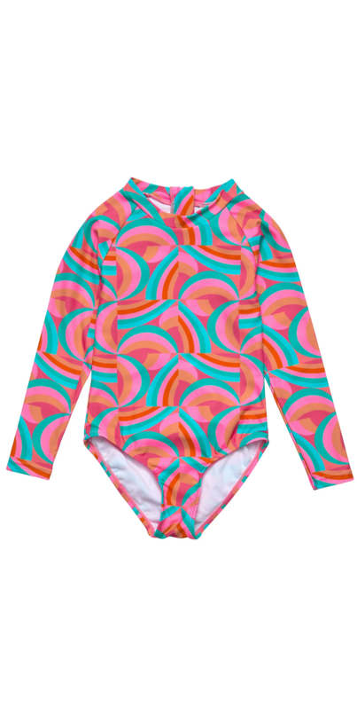 Buy Snapper Rock Long Sleeve Surf Suit Geo Melon at Well.ca | Free ...