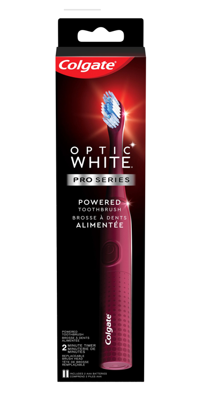 Buy Colgate Optic White Pro Series Battery Toothbrush Red at Well.ca ...