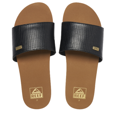 Buy Reef Women Bliss Nights Slide Black Tan at Well.ca | Free Shipping ...