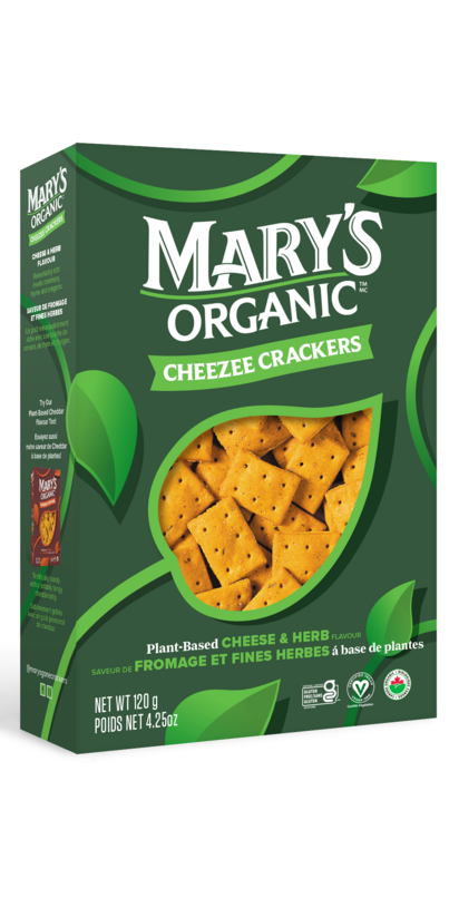 Acheter des craquelins Mary's Organic Cheezee Crackers with Plant-Based ...