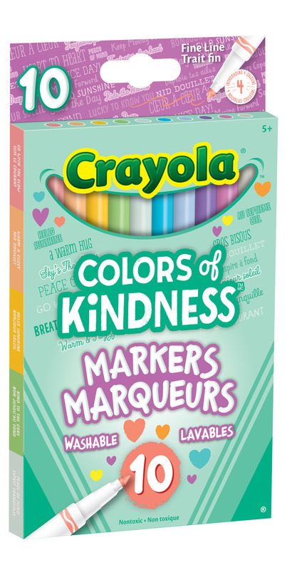 Achète les marqueurs Crayola Fine Line Colors of Kindness à Well.ca ...
