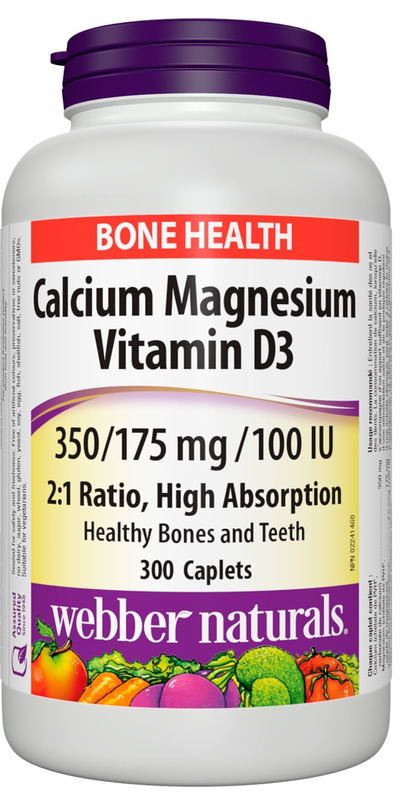 Buy Webber Naturals Calcium Magnesium With Vitamin D3 at Well.ca | Free ...