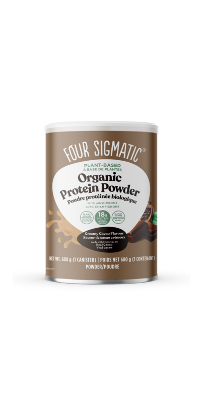 Buy Four Sigmatic Plant-Based Organic Protein Powder Creamy Cacao at ...