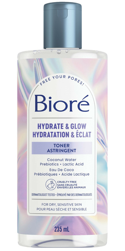Buy Biore Hydrate & Glow Toner for Dry Sensitive Skin at Well.ca | Free ...