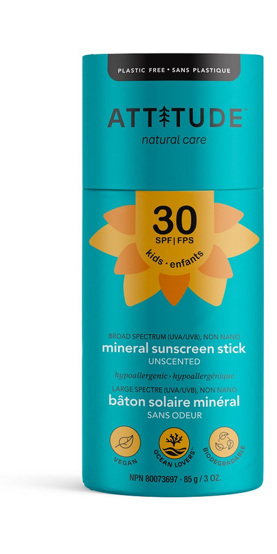Buy ATTITUDE Mineral Sunscreen Stick Unscented SPF 30 at Well.ca | Free ...