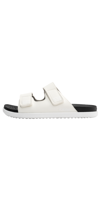 Buy Native Shoes Adult Frankie Sugarlite Shell White & Jiffy Black at ...