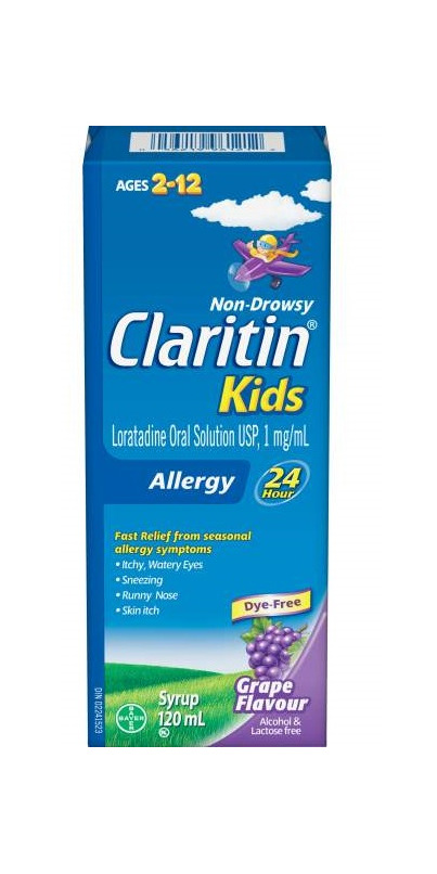 Buy Claritin Kids Non-Drowsy Allergy Syrup Grape Flavour at Well.ca ...