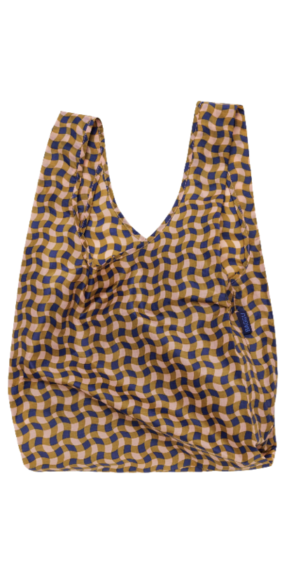 Buy BAGGU Standard Baggu Wavy Gingham Peach at Well.ca | Free Shipping $35+ in Canada