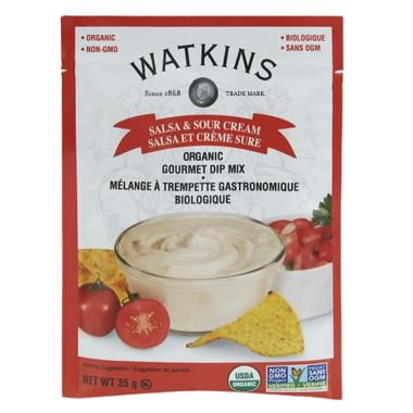 Buy Watkins Organic Salsa & Sour Cream Gourmet Dip Mix at Well.ca ...