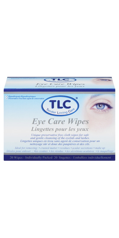 Buy TLC Tender Loving Care Eye Care Wipes Adults at Well.ca | Free ...