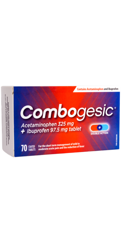 Buy Combogesic Double Action Acetaminophen + Ibuprofen Tablets at Well ...