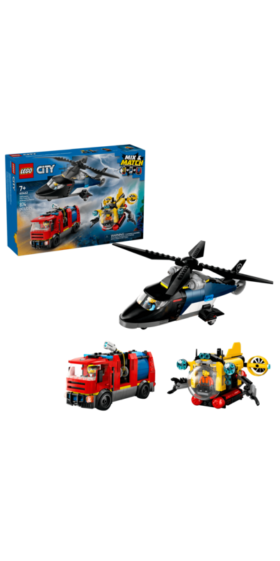 Achetez LEGO City Jouet de construction remix d’hélicoptère, de camion ...