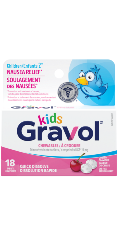 Buy Gravol Kids Quick Dissolve Chewables Cherry at Well.ca | Free ...