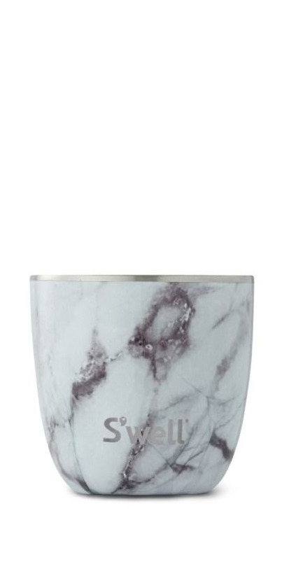 Buy S'well Tumbler Stainless Steel Insulated Cup White Marble at Well ...