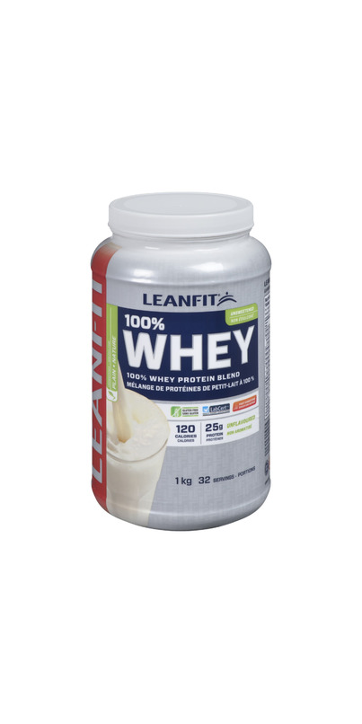 Buy LeanFit Whey Protein Plain at Well.ca | Free Shipping $35+ in Canada