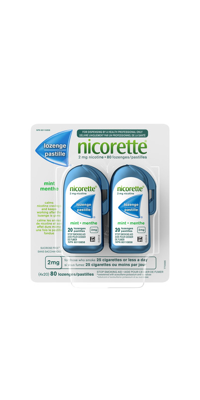 Buy Nicorette Lozenges Mint Flavour 2mg at Well.ca | Free Shipping $35 ...