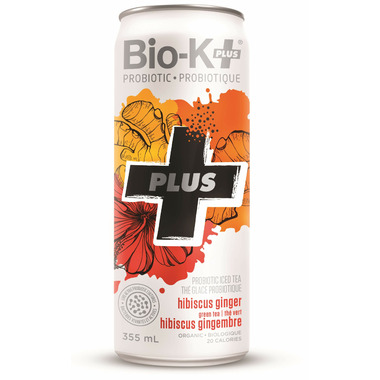 Buy BIO-K+ Probiotic Iced Tea Hibiscus Ginger Green Tea at Well.ca ...