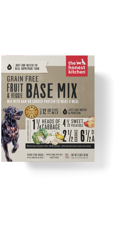 Buy The Honest Kitchen Grain Free Fruit & Veggie Base Mix Recipe for ...