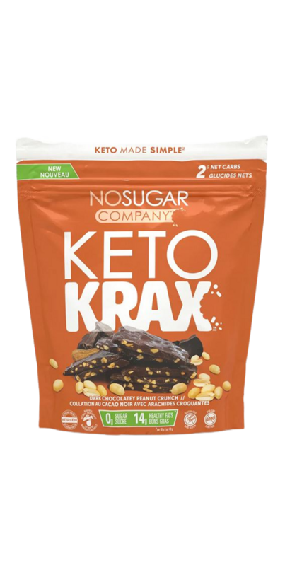 Buy No Sugar Company Keto Krax Dark Chocolatey Peanut Crunch at Well.ca ...