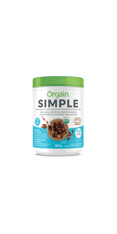 Acheter Orgain Simple Organic Plant Protein Powder Chocolate à Well.ca ...