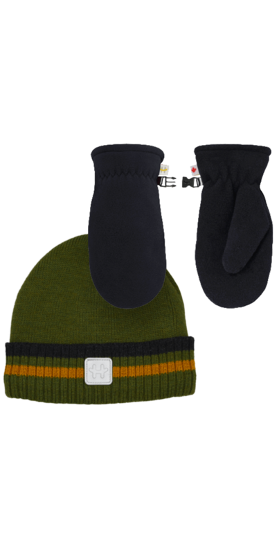 Buy Hot Paws Olive Hat and Black Mittens Bundle at Well.ca | Free ...