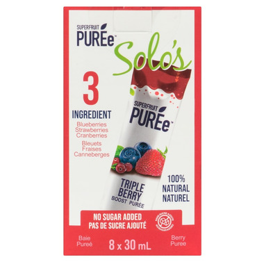 Buy Superfruit PUREe Triple Berry Boost Solos at Well.ca | Free ...