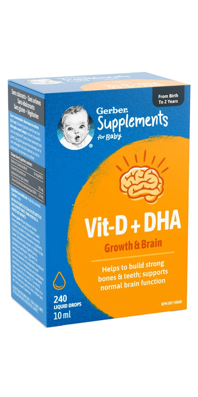 Buy Gerber Vit-D + DHA Liquid Drops at Well.ca | Free Shipping $35+ in ...