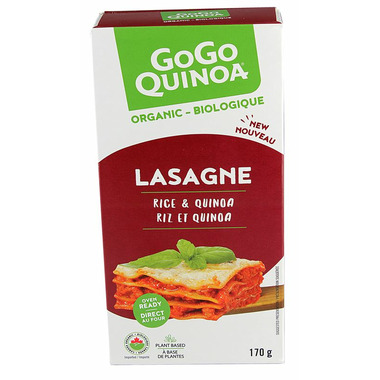Buy GoGo Quinoa Rice & Quinoa Lasagne at Well.ca | Free Shipping $35 ...