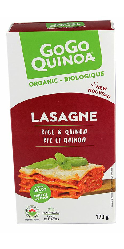 Buy GoGo Quinoa Rice & Quinoa Lasagne at Well.ca | Free Shipping $35 ...