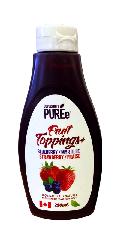 Buy Superfruit PUREe Wild Blueberry Strawberry Fruit Topping at Well.ca ...