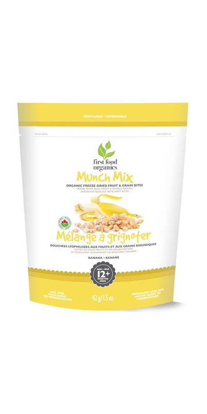 Buy First Food Organics Banana Munch Mix at Well.ca | Free Shipping $35 ...