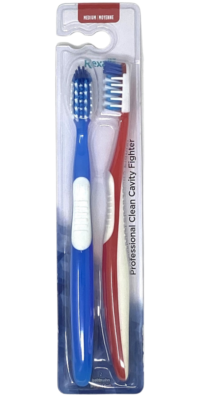 Buy Rexall Pro Clean Cavity Fighter Toothbrushs Medium at Well.ca ...